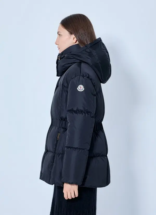Moncler Agneux Hooded Short Down Jacket