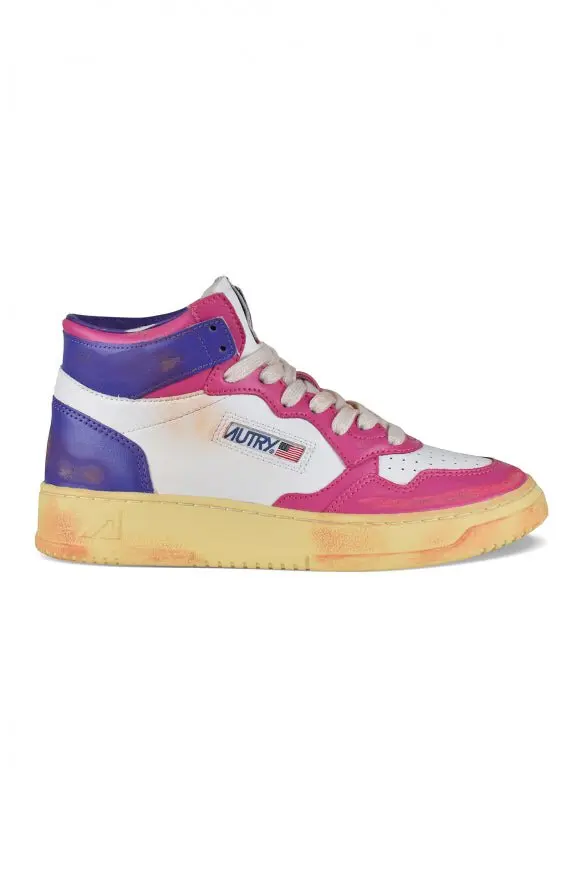 AUTRY Mid Super Vintage Sneakers