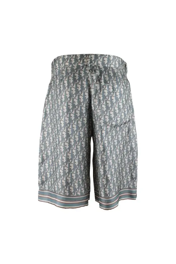 Dior Silk Monogram Bermuda Shorts