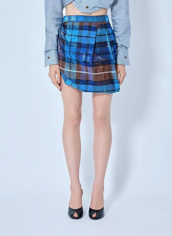 VIVIENNE WESTWOOD Plaid Mini Skirt