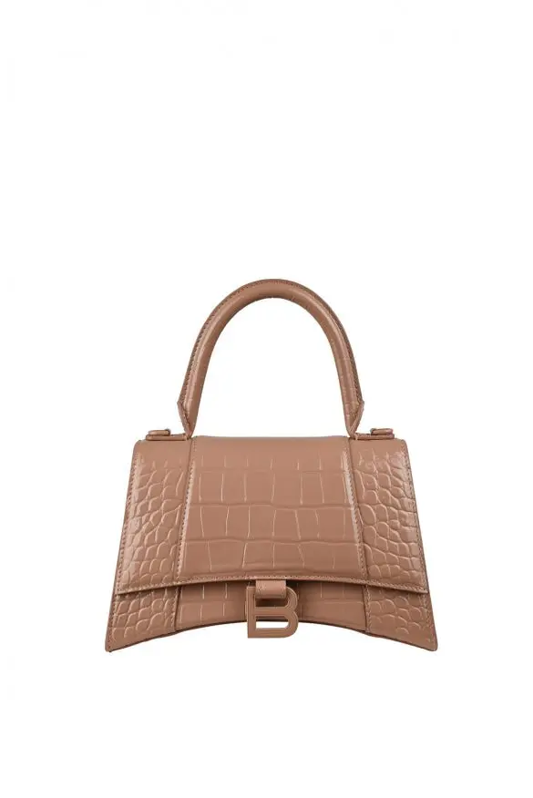 Balenciaga Hourglass Handbag - Cream