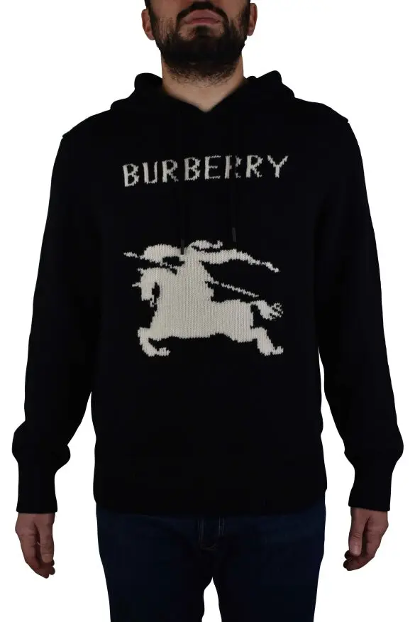 Burberry Cashmere Blend Hooded Sweater