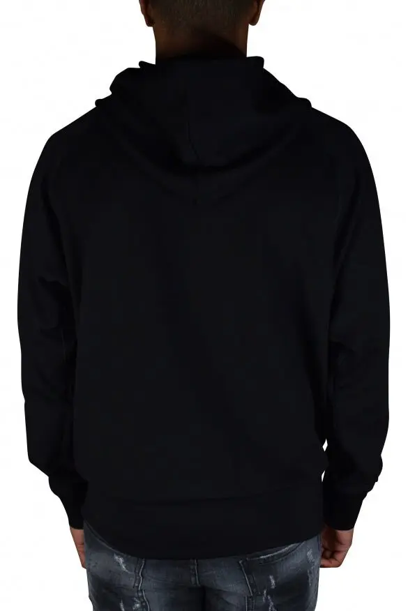 GIUSEPPE ZANOTTI Crystal Embellished Logo Hoodie