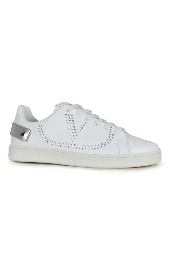 Valentino Garavani Backnet Leather Sneakers