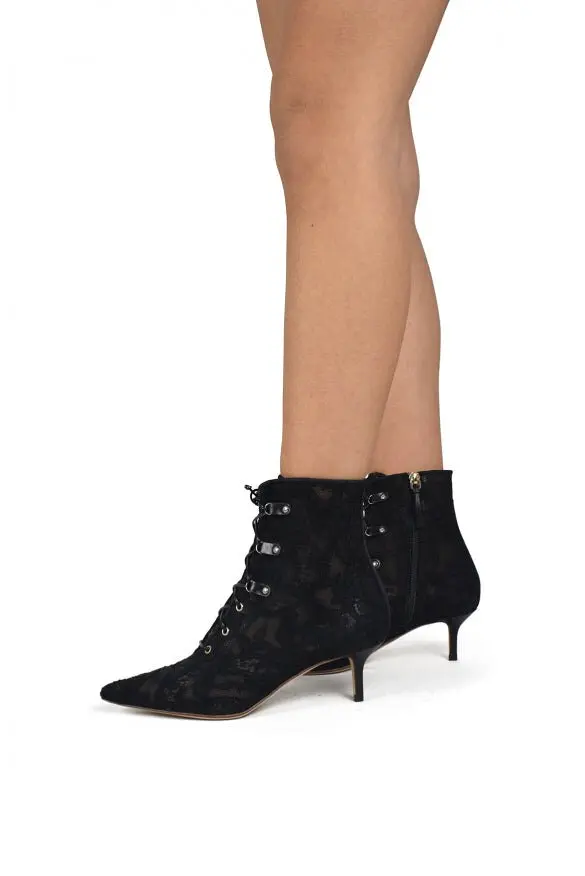FRANCESCO RUSSO Lace Boots