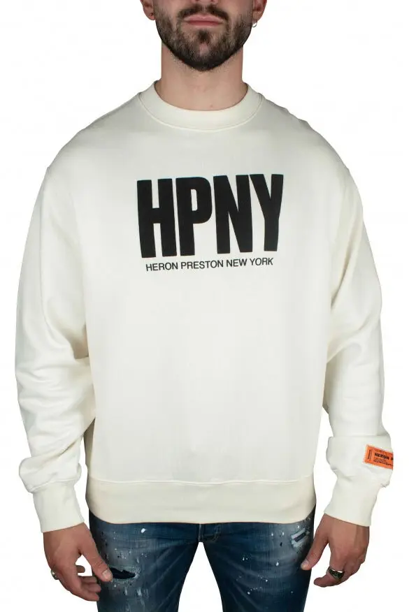 Heron Preston Cotton Logo Sweatshirt - White
