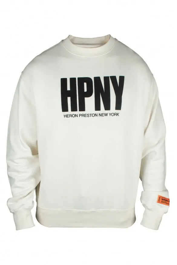 Heron Preston Cotton Logo Sweatshirt - White