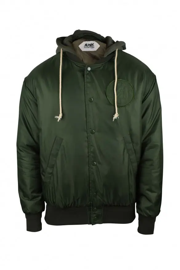AUTRY Nylon Bomber Jacket