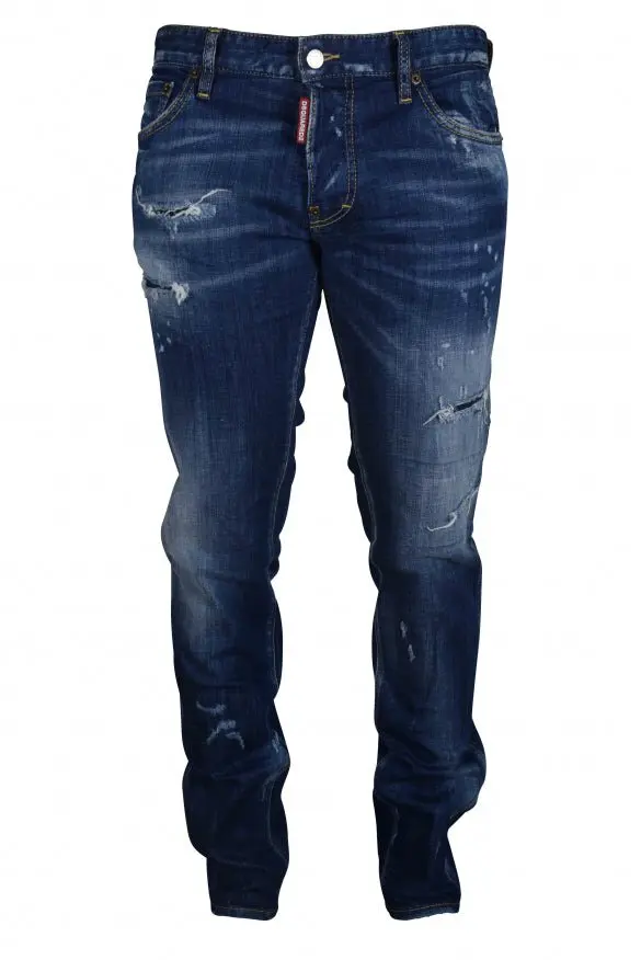 Dsquared2 Cool Guy Cotton Stretch Jeans - Blue