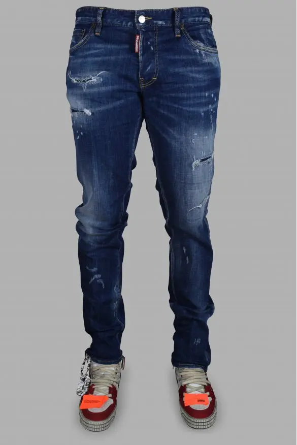 Dsquared2 Cool Guy Cotton Stretch Jeans - Blue