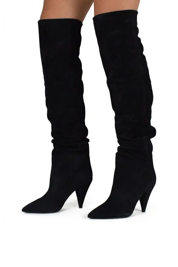 Saint Laurent Era 85 Over-the-knee Boots