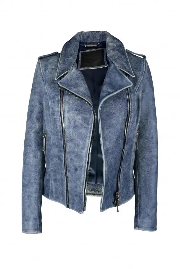 Philipp Plein Leather Perfecto Jacket