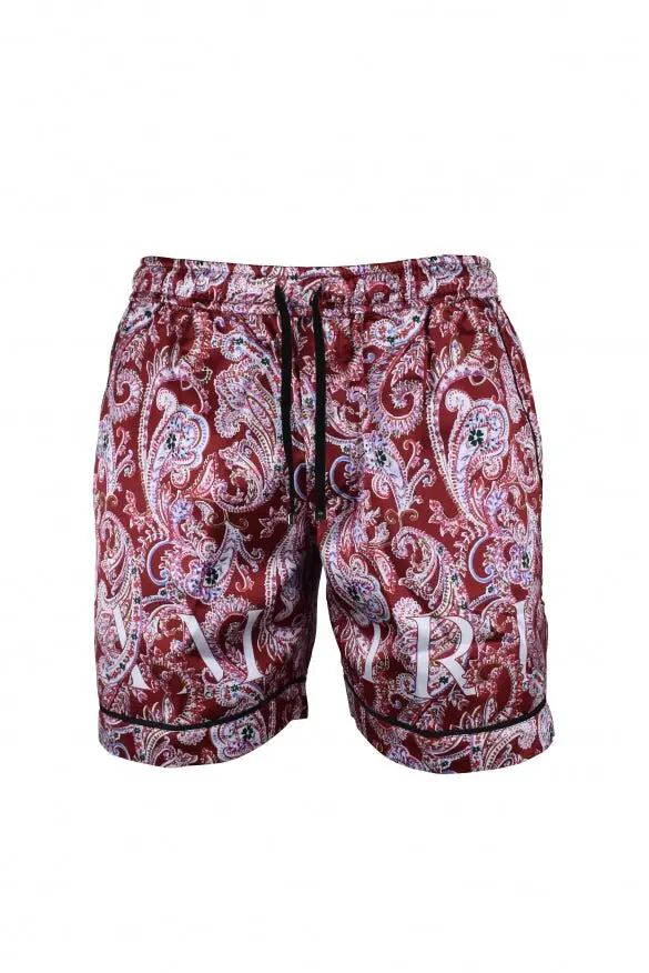 Amiri Viscose Bandana Print Shorts