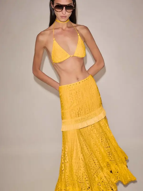 Alexis Feria Crochet Triangle Top - Soler
