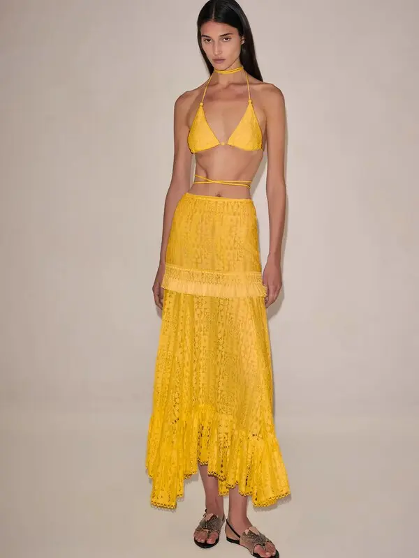 Alexis Feria Crochet Triangle Top - Soler