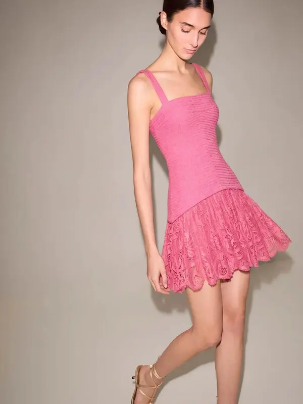 Alexis Pomela Dress - Fuschia