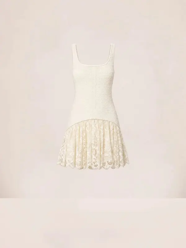 Alexis Pomela Dress - Ivory