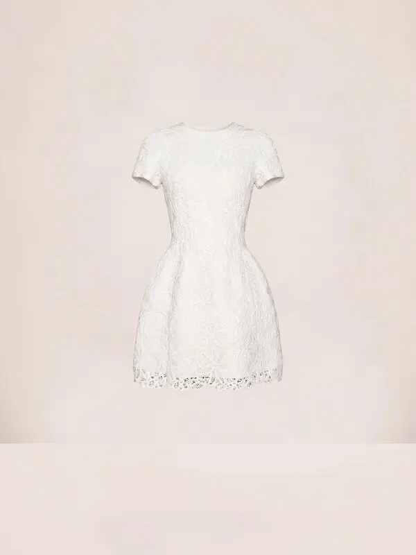 Alexis Regatta Dress - Floral Macrame
