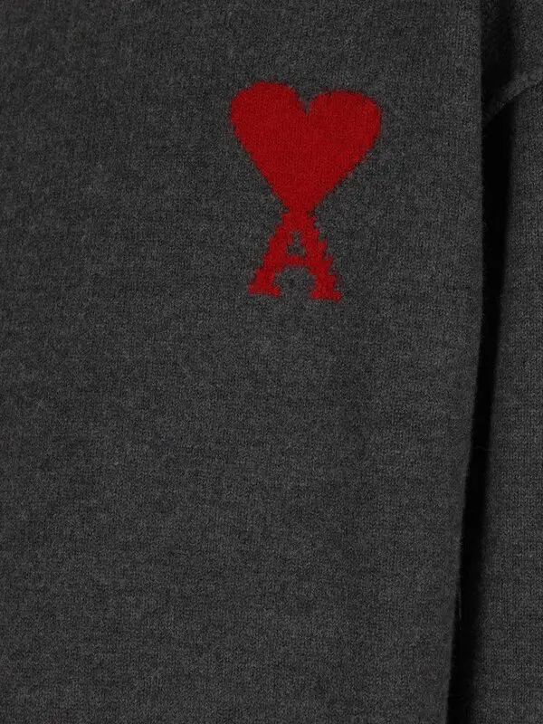 AMI Paris Maglia In Lana Con Logo
