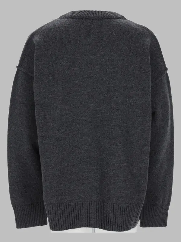 AMI Paris Maglia In Lana Con Logo