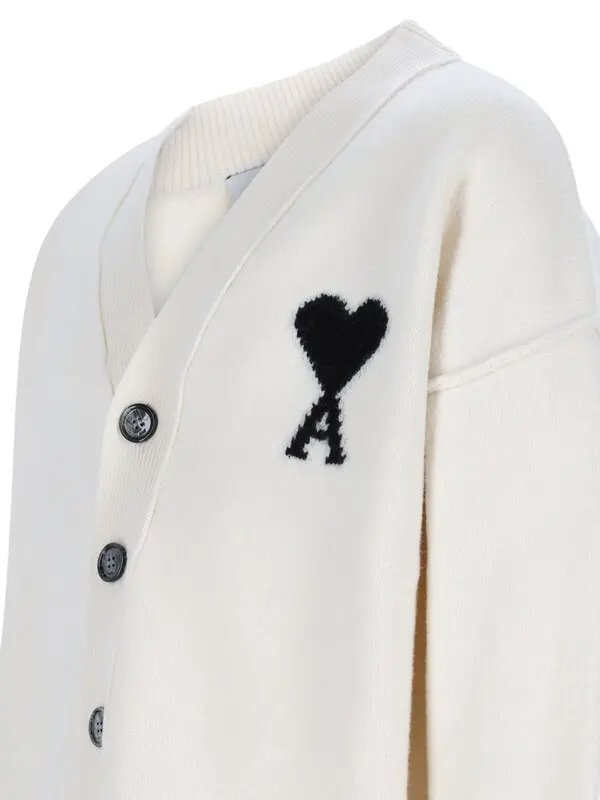 AMI Paris Cardigan Con Logo