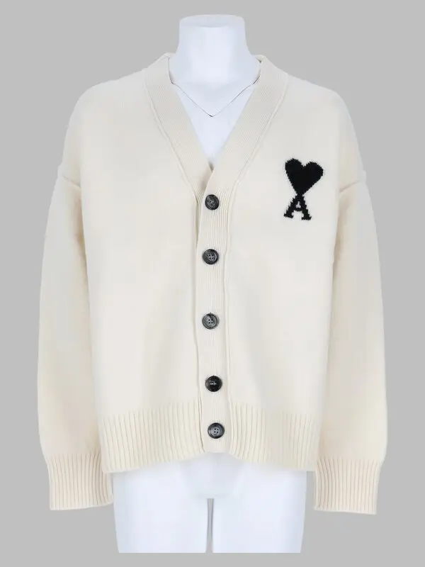 AMI Paris Cardigan Con Logo