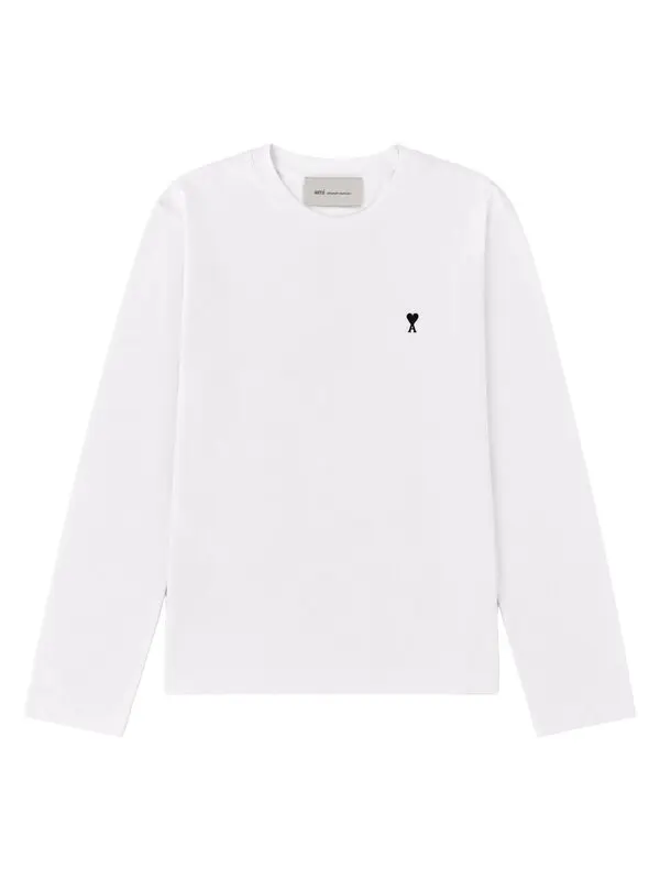AMI Paris T-shirt A Manica Lunga Con Logo