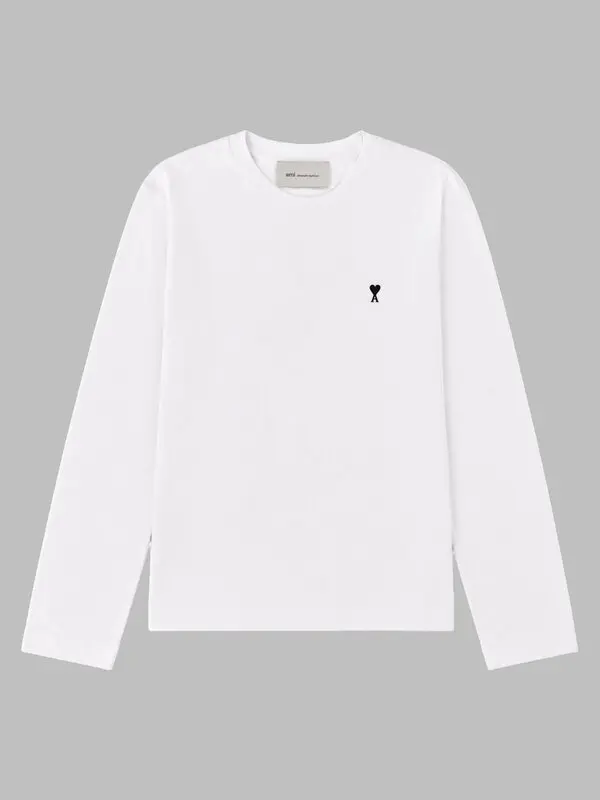 AMI Paris T-shirt A Manica Lunga Con Logo