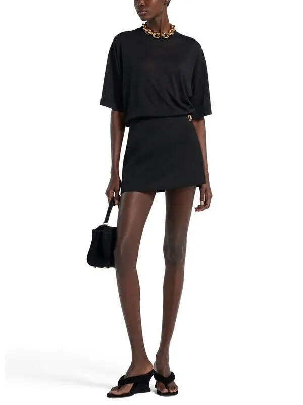 Balenciaga Twill Di Lana Skort