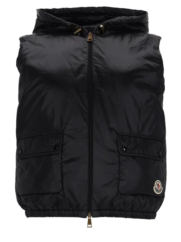 Moncler Lansette Puffer Gilet - Black