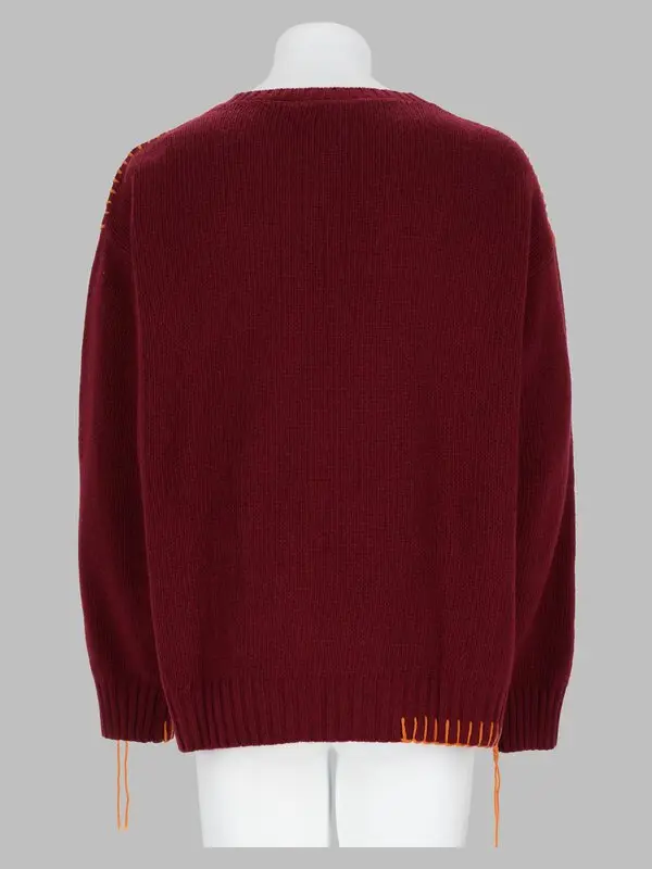 AMISH SUPPLIES Maglia "crew Crop" In Lana