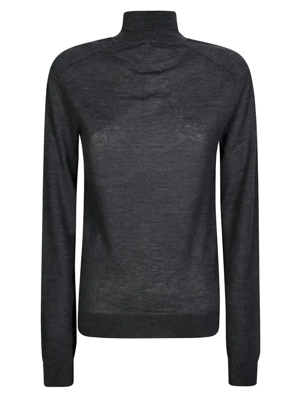 JW Anderson Turtleneck Jumper Sweater - Nero