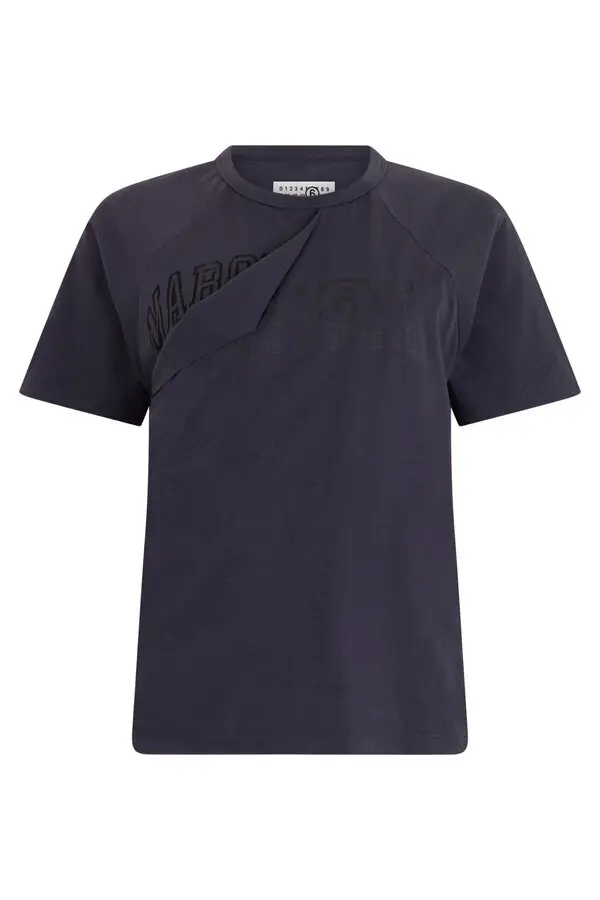 MAISON MARGIELA Short-sleeve Cotton T-shirt - Purple