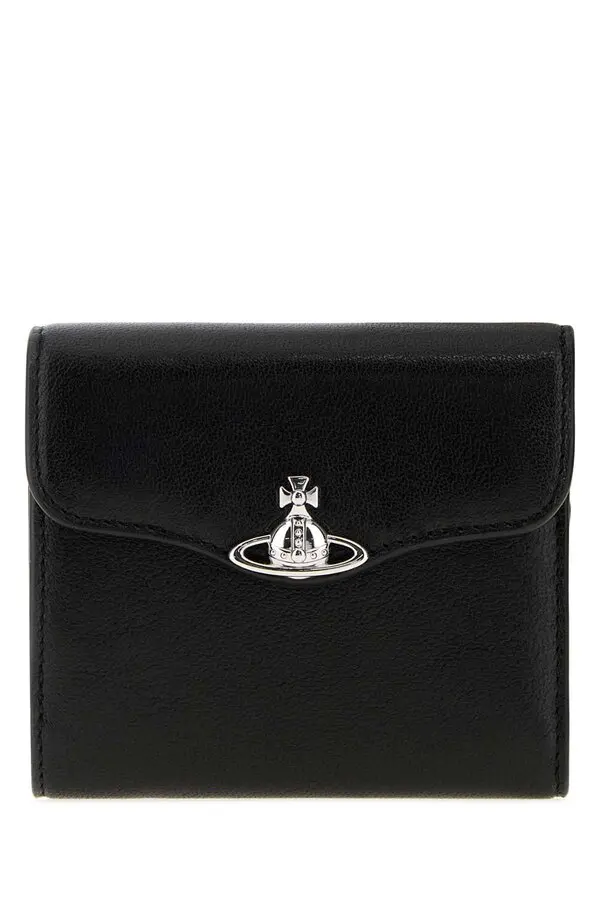 VIVIENNE WESTWOOD Hunter Flap Mini Wallet - Black