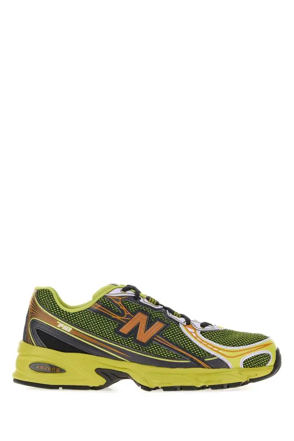 NEW BALANCE 740 Sneaker In Rubber And Mesh - Multicoloured