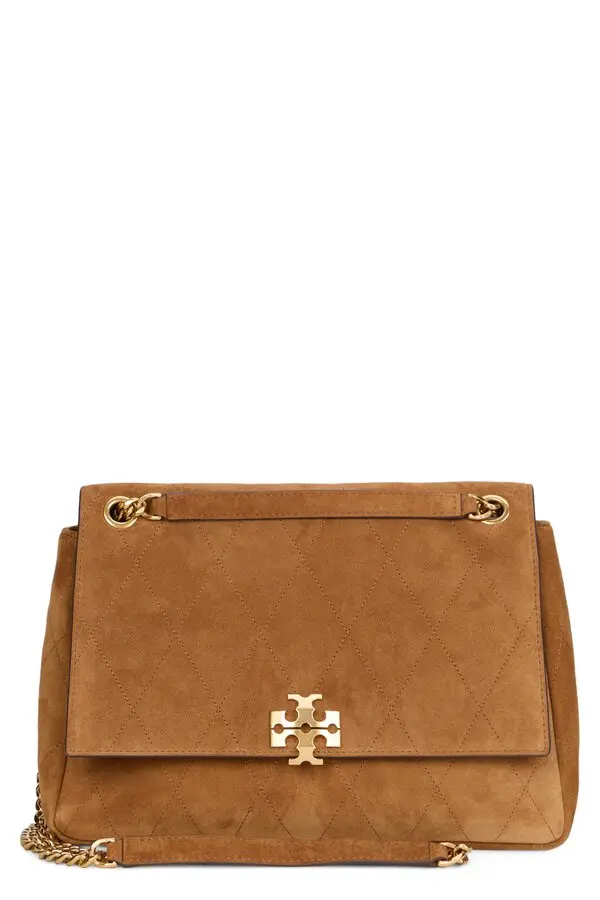 Tory Burch Charlie Leather Shoulder Handbag