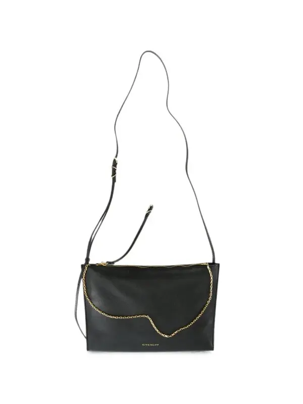 Givenchy 18 Cm X 24 Cm Leather Mini Crossbody Wallet Bag With Chain Strap