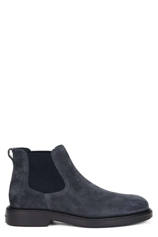 Hogan Leather Ankle Boots With Lateral Elastic