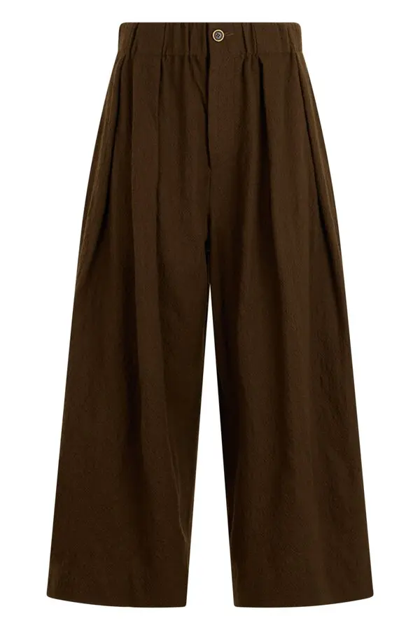 UMA WANG High-waist Pleated Wide-leg Trousers
