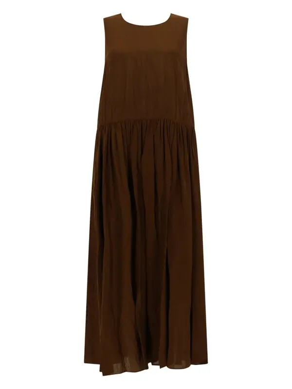 UMA WANG Viscose-cupro Dress - Yellow