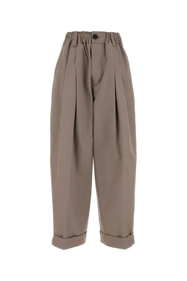 Marni High-rise Cotton Trousers - Atmosphere