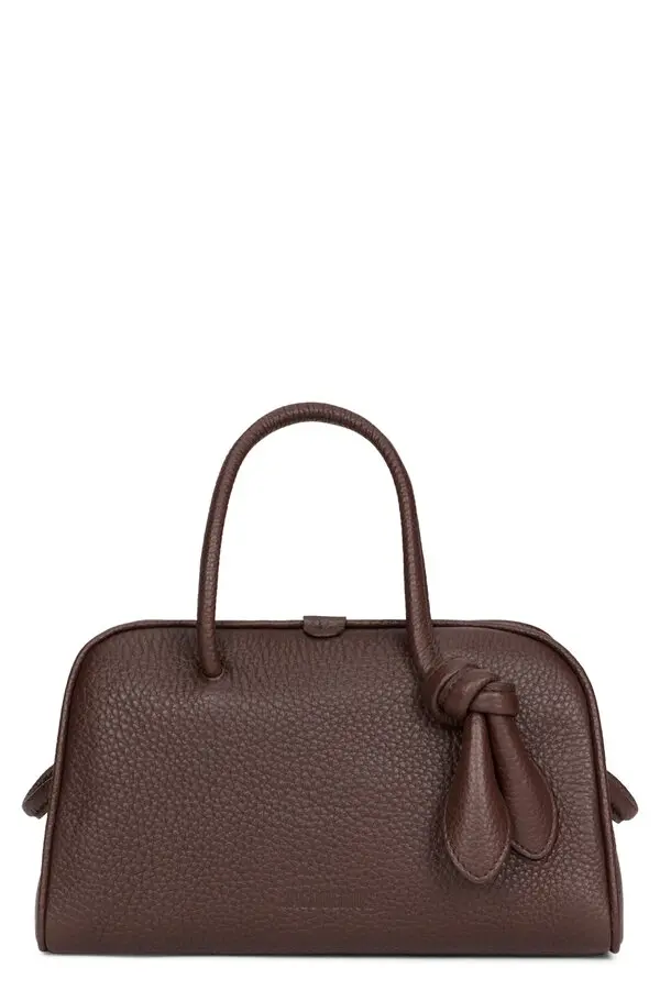 Jacquemus Le Petit Tourism Mini Leather Handbag - Brown