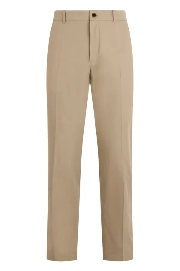 Burberry Straight-cut Cotton Trousers