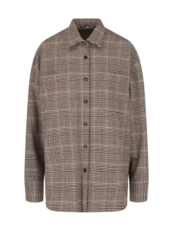 Ermanno Scervino Plaid Virgin Wool Shirt