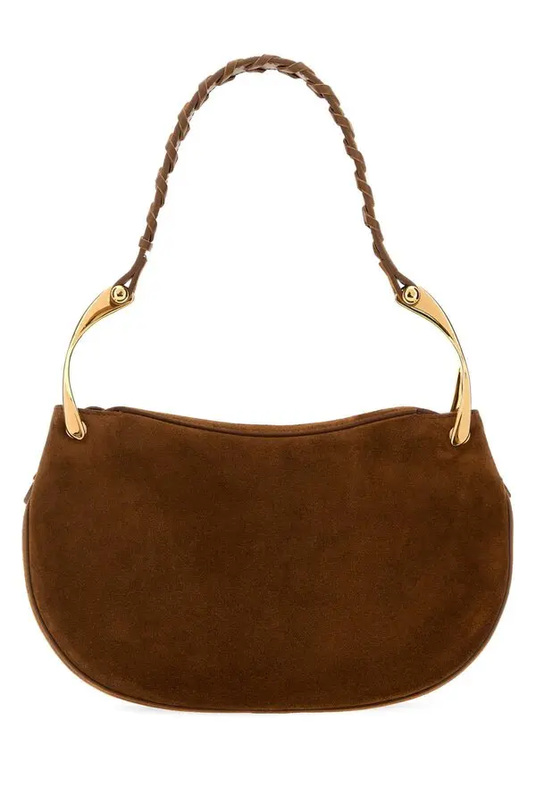 Alexander McQueen Suede Wishbone Shoulder Bag