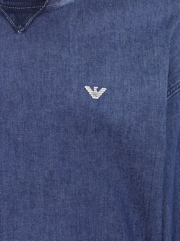 Emporio Armani Cotton Crewneck Sweatshirt