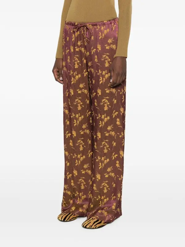 Dries Van Noten Puvis Straight Trousers - Brown
