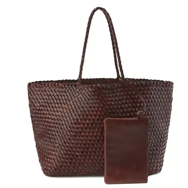 FRONT ROW SHOP Soleil Woven Large Tote