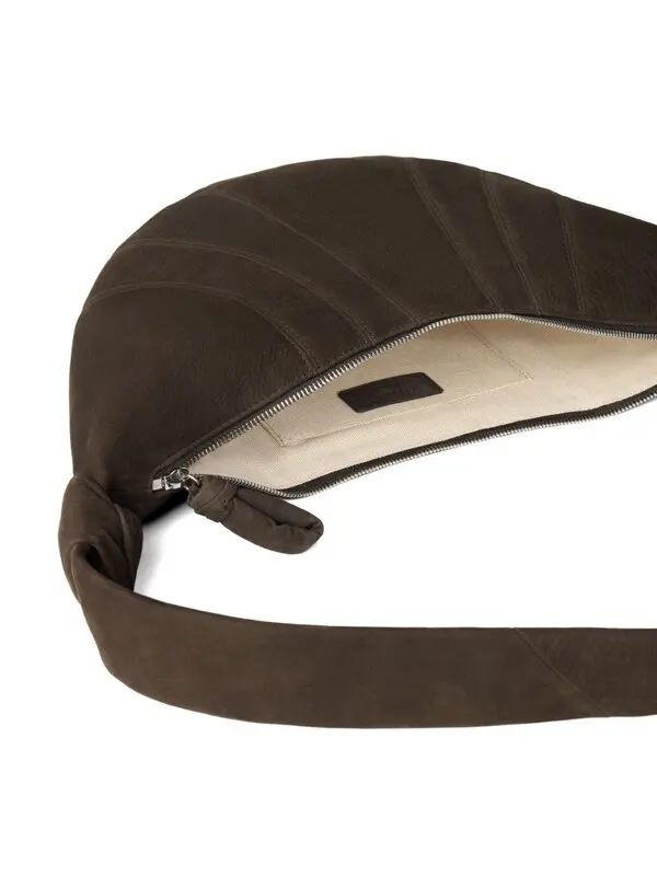 LEMAIRE Croissant Medium Leather Shoulder Bag