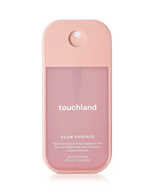 TOUCHLAND Glow Essence Revitalizing Body & Hair Fragrance Mist Blush Rose 2 Oz - No Color